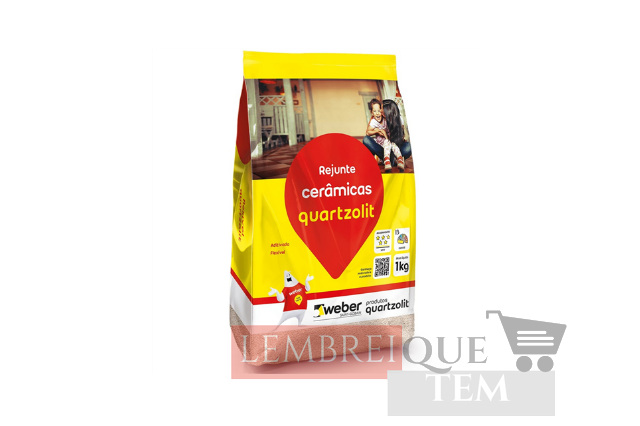 Rejunte Weber Color Flexivel 1KG Bege QUARTZOLIT - Lembrei Que Tem
